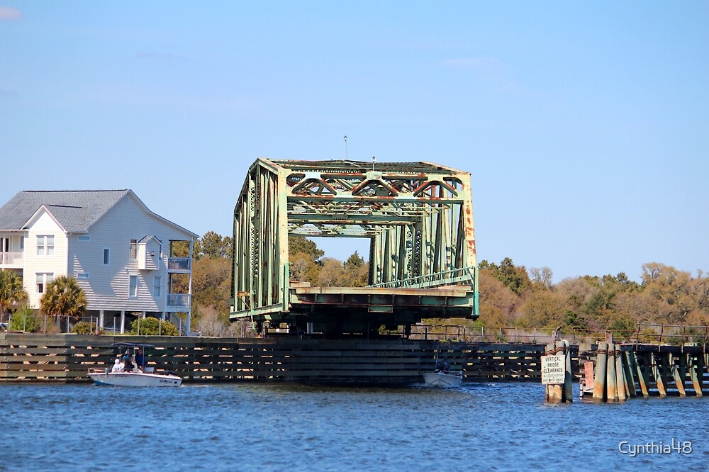 "Swing Bridge Opening" by Cynthia48 | Redbubble