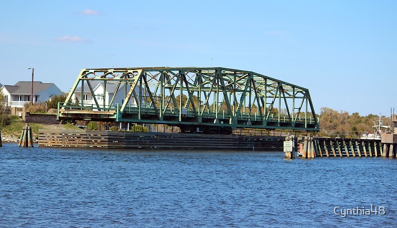 "Swing Bridge Opened" by Cynthia48 | Redbubble