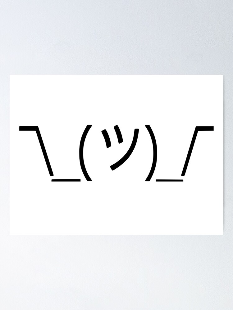 Shrug Smiley Symbols Emoticons
