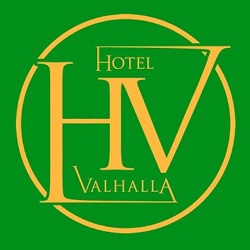 "HOTEL VALHALLA LOGO" Magnet for Sale by asgardianstars | Redbubble