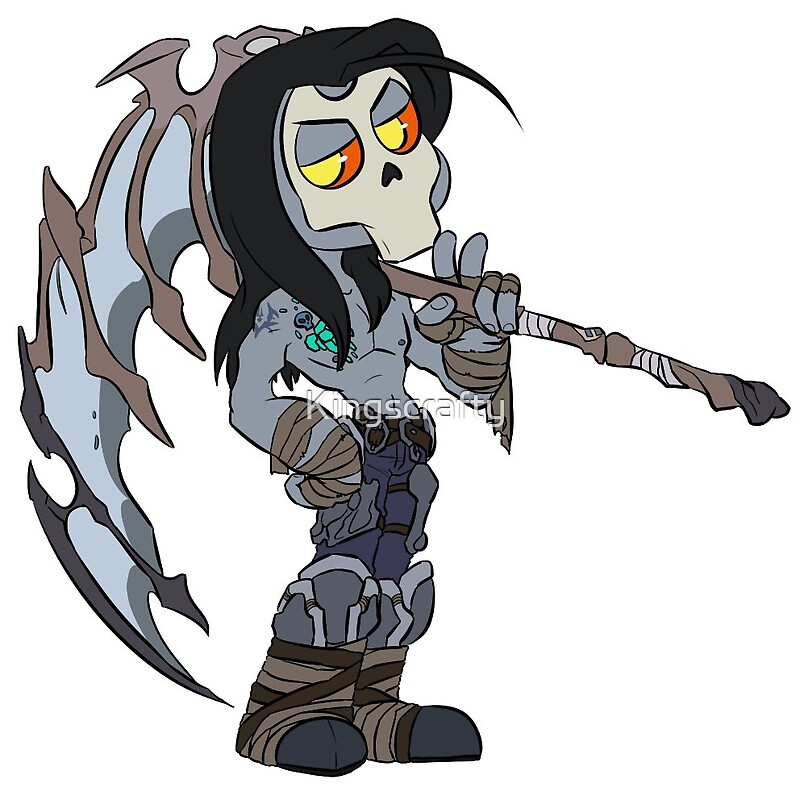 "Chibi Death - Darksiders" by Kingscrafty | Redbubble