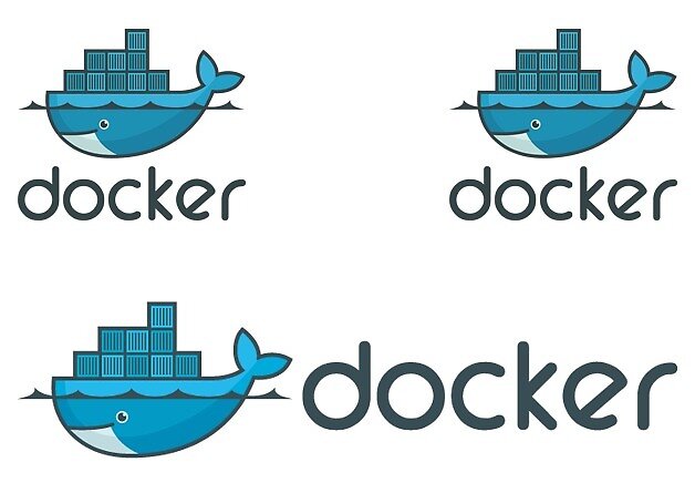 "Docker Logo Strickers" by faressoft | Redbubble