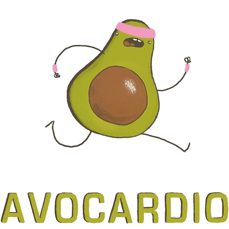 "Avocardio Avocado" by LisaVertudaches | Redbubble