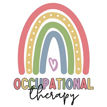 "Occupational Therapy Colorful Rainbow | OT | Occupational Therapist ...