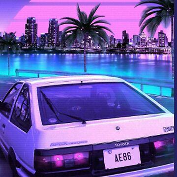 " AE86 Vintage Design" Poster for Sale by BeachHouseArt | Redbubble