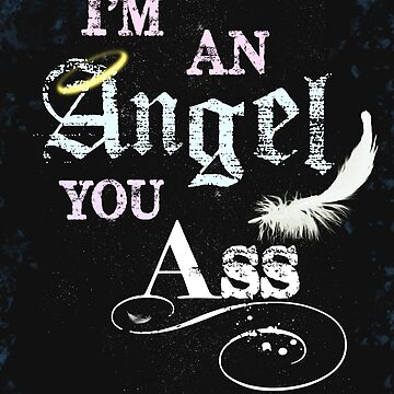 "I'm An Angel" Sticker for Sale by jlechuga | Redbubble