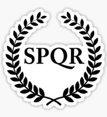 Spqr: Stickers | Redbubble