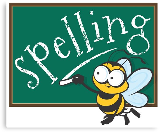 "Spelling Bee" Canvas Print by jamieleeart | Redbubble