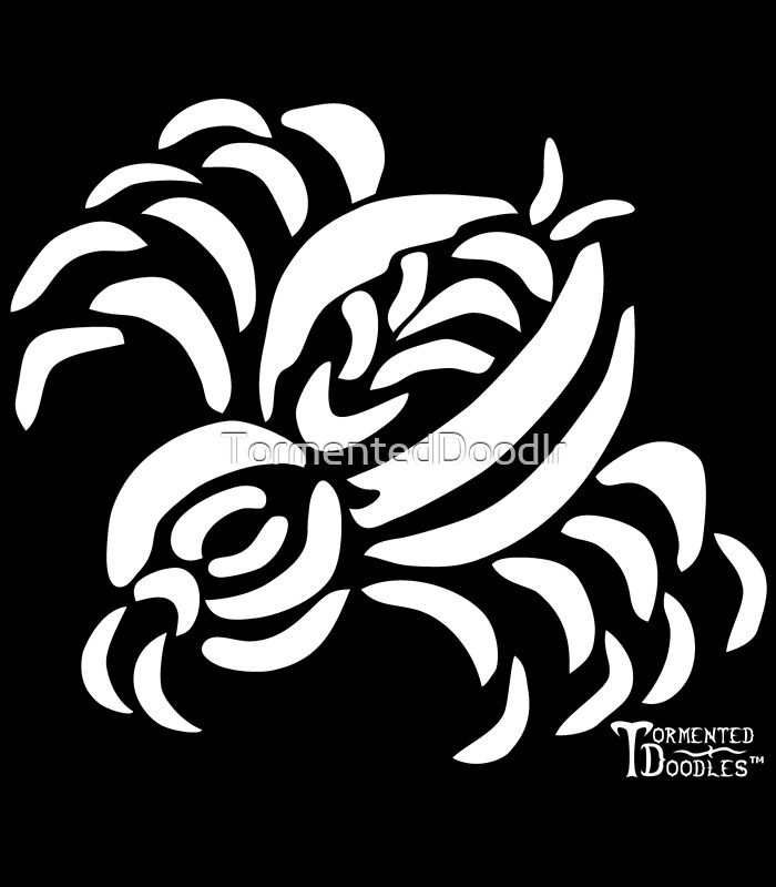 "Tormented Spider Inverted" by TormentedDoodlr | Redbubble