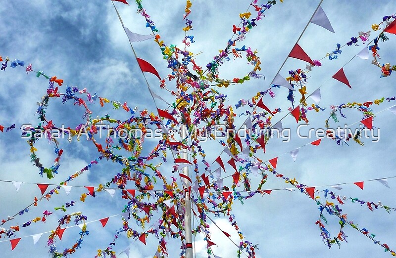 "Maypole Rainbow Colours" by Sarah A Thomas ~ My Enduring Creativity ...