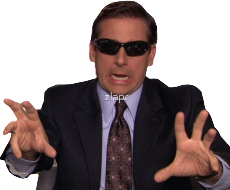 "Michael Scott Funny Meme " by zlapr | Redbubble