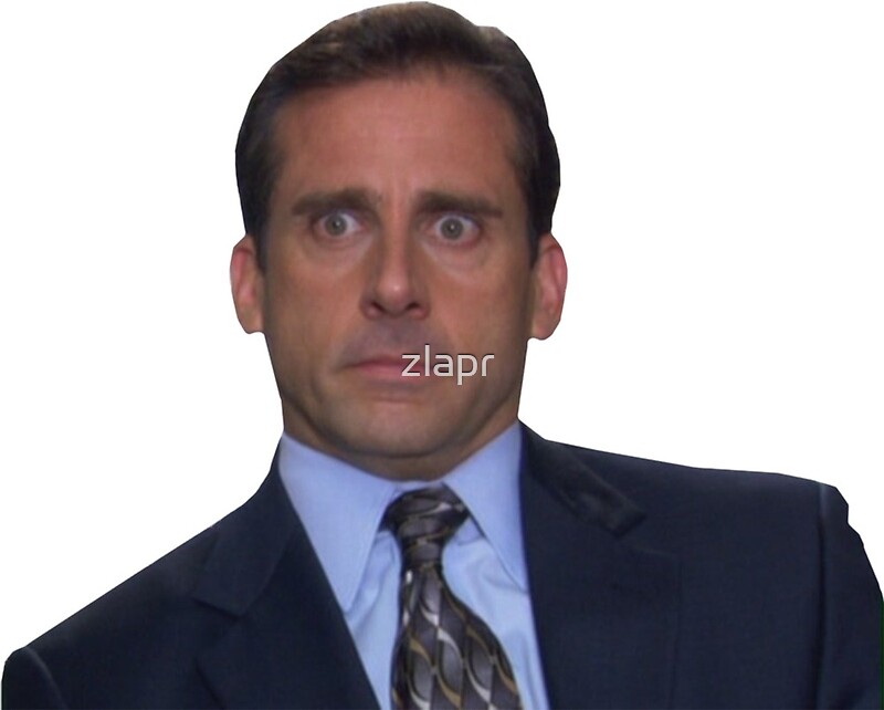 "Michael Scott Funny Face " by zlapr | Redbubble