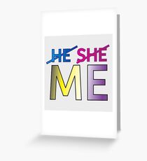 Non Binary Greeting Cards | Redbubble