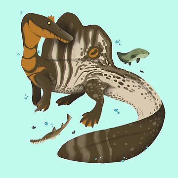 "Spinosaurus" Backpack for Sale by Wagglezags | Redbubble