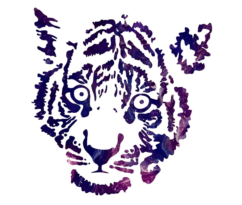 "Tiger Number 4" by TripleMArt | Redbubble