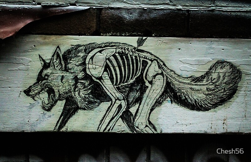 "Sharpie Wolf" by Chesh56 | Redbubble