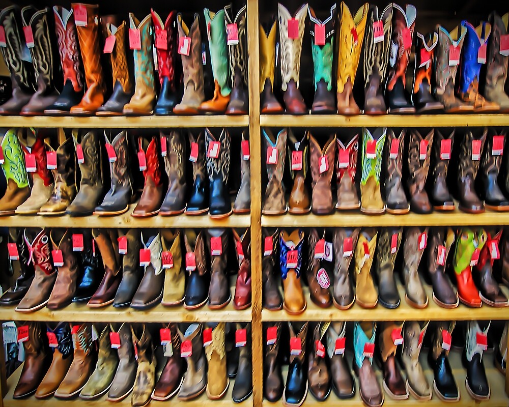 "Cowboy Bootery - Fort Worth Stockyards Texas USA" by TonyCrehan ...