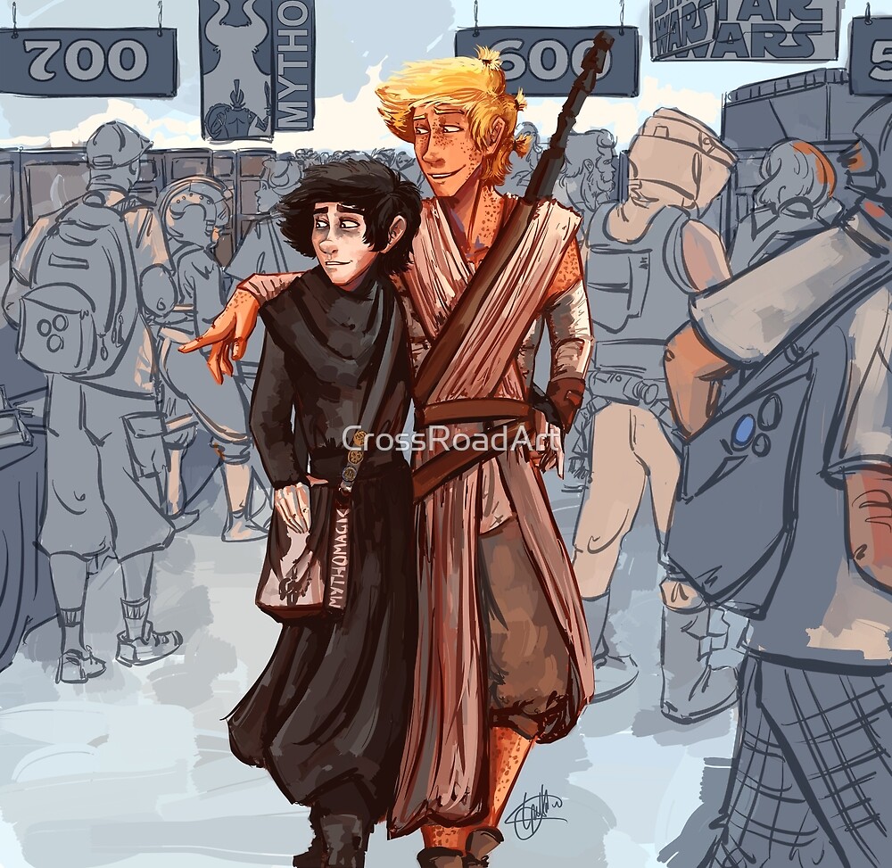 "Nico and Will CosPlay" by CrossRoadArt | Redbubble