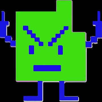 "aqua teen hunger force mooninites" Sticker for Sale by ktvrshop ...