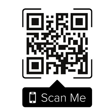 "Scan Me" Sticker for Sale by mamado223 | Redbubble
