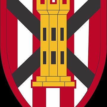 "Army - 7th Engineer Bde - SSI - 1969 wo Txt X 300" Sticker for Sale by twix123844 | Redbubble