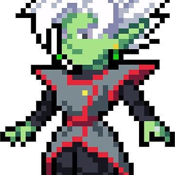 "Fused Zamasu Pixel Edition" Sticker for Sale by adventfan | Redbubble