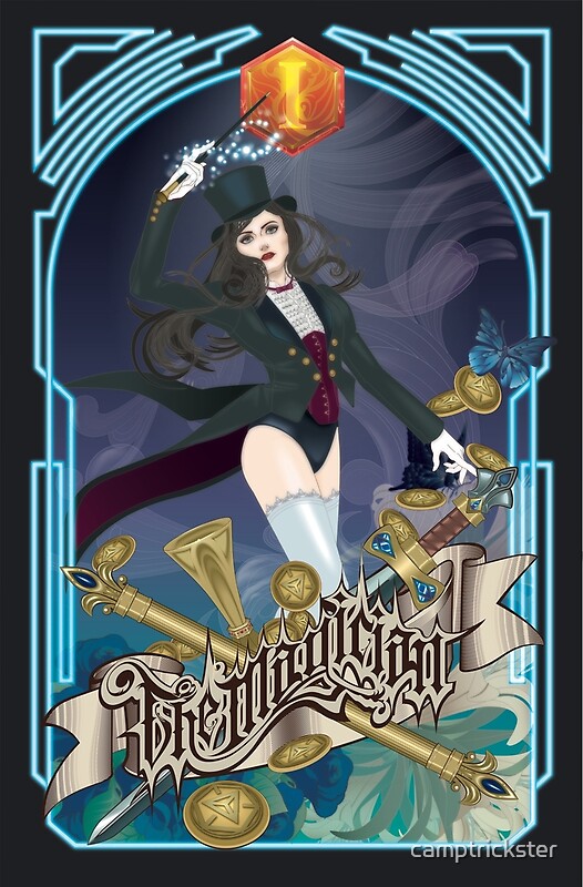 "Trickster Tarot The Magician" by camptrickster | Redbubble