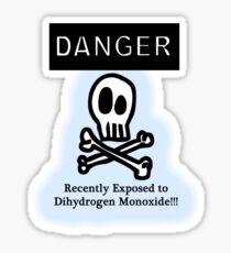 Dihydrogen Monoxide: Stickers | Redbubble