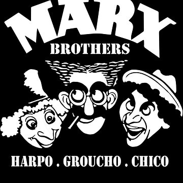 "Retro The Marx Brothers Fan Harpo Grouchom Cool Graphic Gift ...