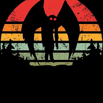 "Vintage Mothman Point Pleasant Cryptid Cryptozoology Retro Mothman ...