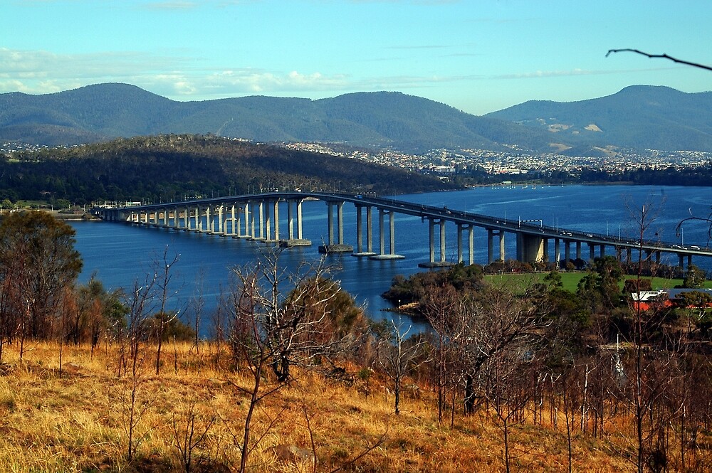"The Tasman Bridge. Hobart, Tasmania, Australia." by Ralph de Zilva ...