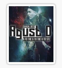 Agust D: Pegatinas | Redbubble