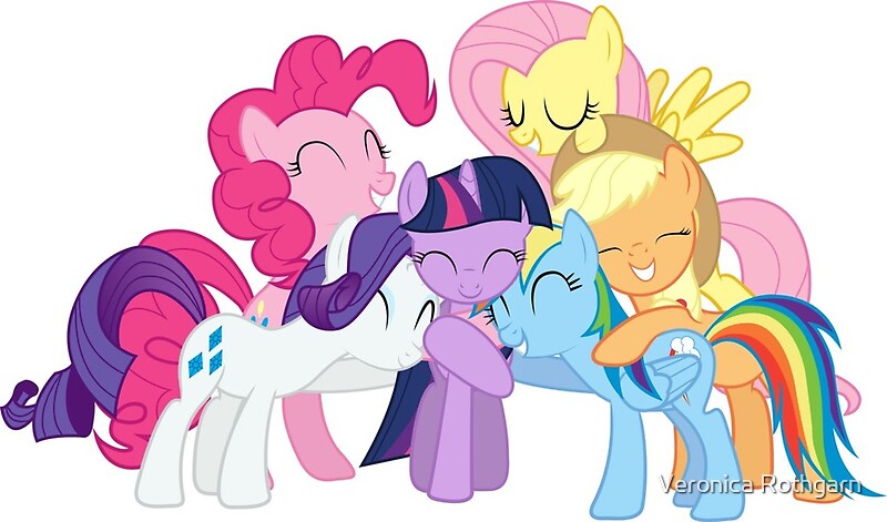 "My Little Pony-Main 6" by Veronica Rothgarn | Redbubble