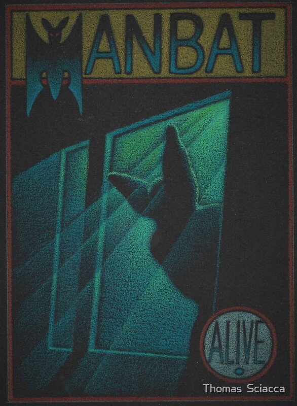 "Man Bat" by Thomas Sciacca | Redbubble