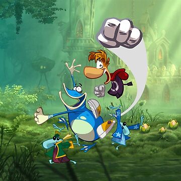 "Rayman and his Friends" Premium T-Shirt for Sale by Ainofea | Redbubble