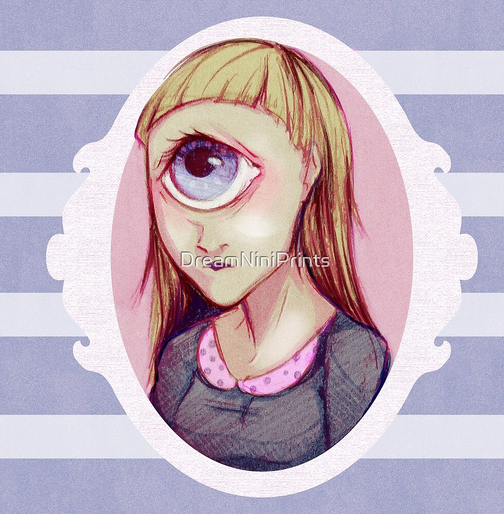 "Cyclops Girl" by DreamNiniPrints | Redbubble