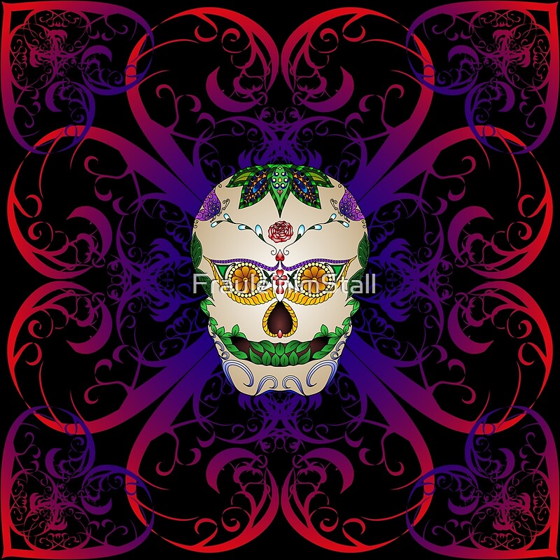 "Sugar Skull" by FrauleinimStall | Redbubble