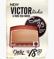 Vintage Radio Posters | Redbubble