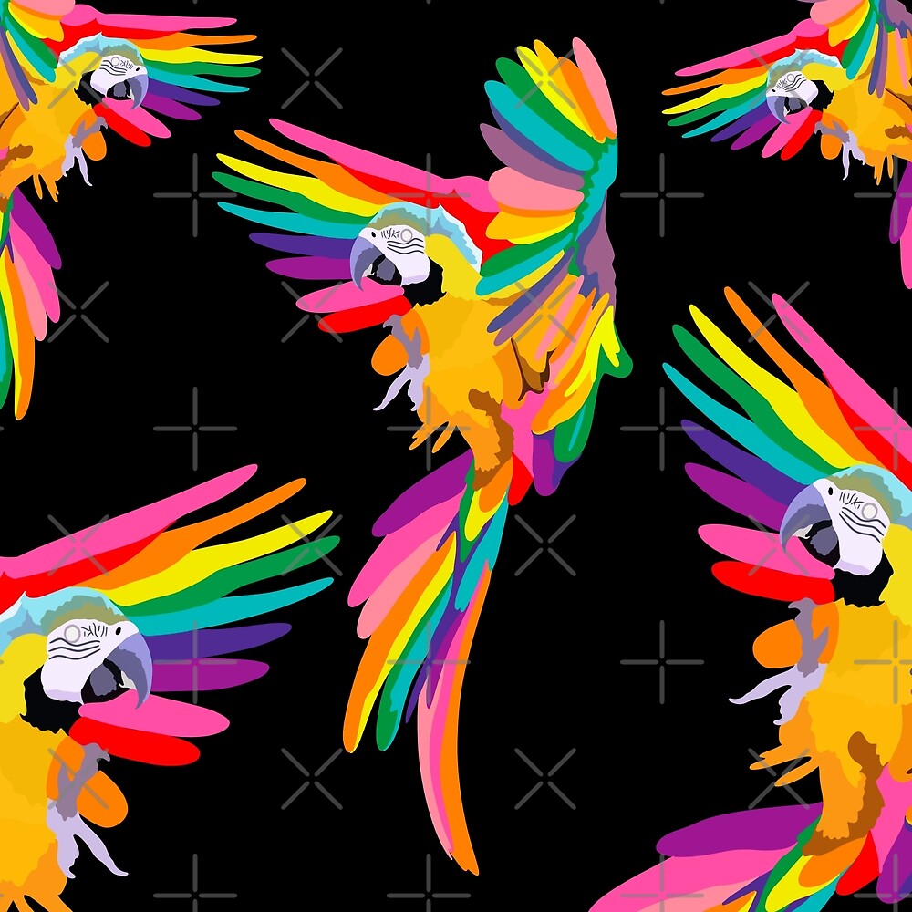 "R is for Rainbow Parrot " by thezoogirl | Redbubble