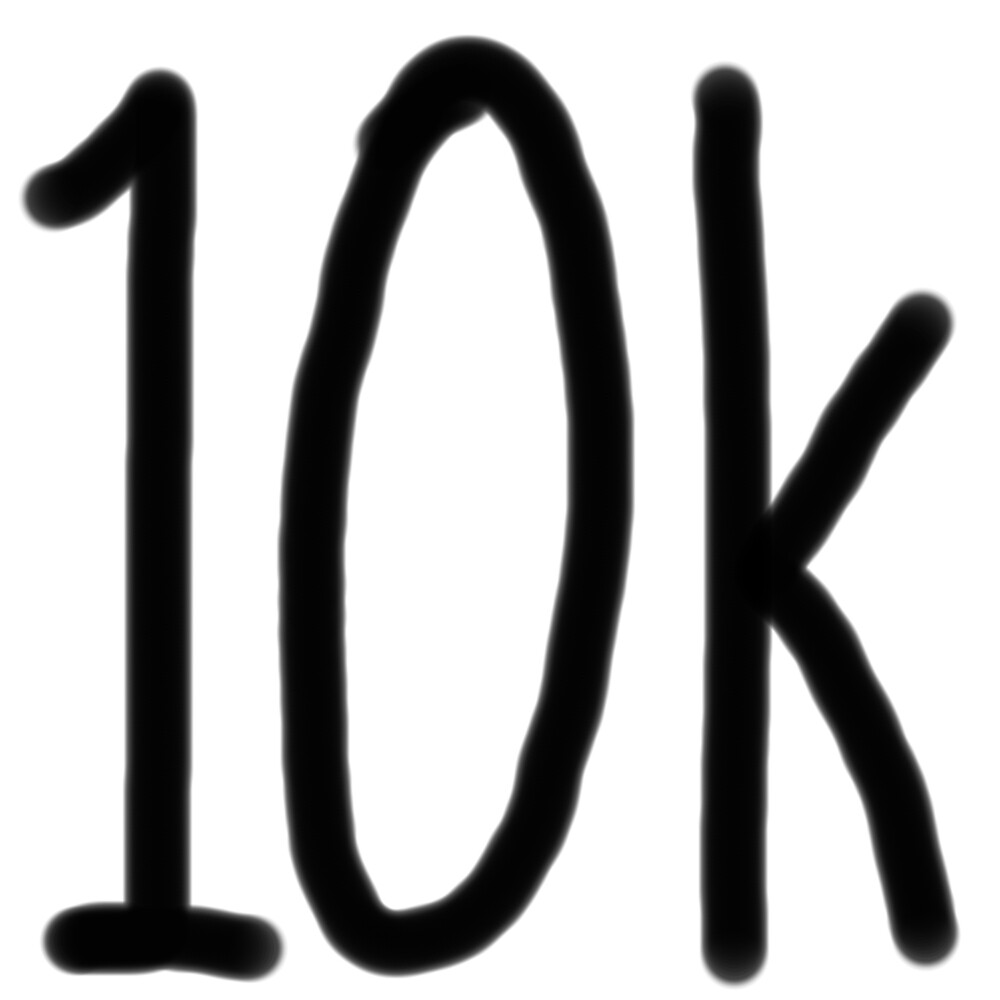"10k logo" by runningharmony | Redbubble