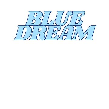 "blue dream " Sticker for Sale by smokelikeagirl | Redbubble