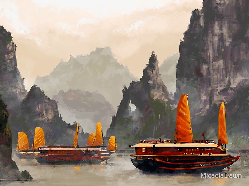 "Ha Long Bay" by MicaelaDawn | Redbubble