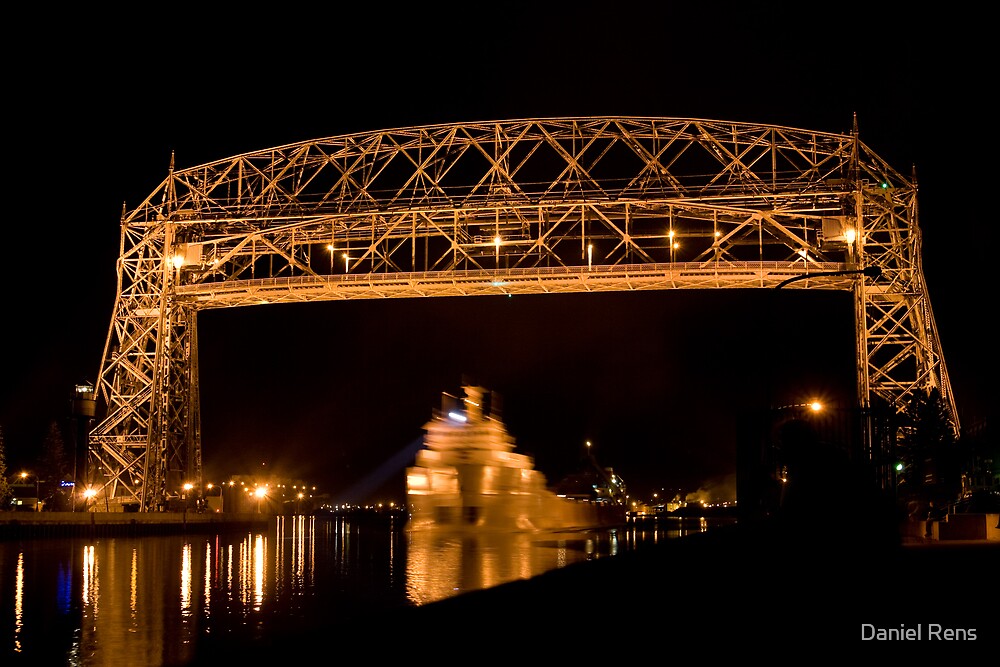 "Aerial Lift Bridge" by Daniel Rens | Redbubble