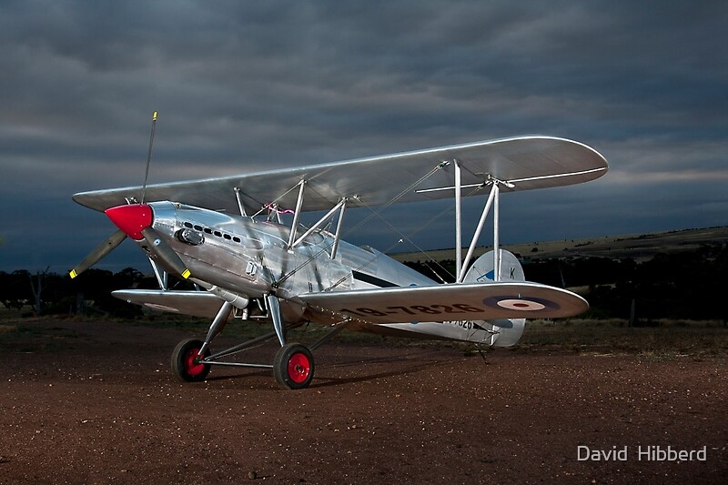 "1931 Hawker Fury Bi Plane 1" by David Hibberd | Redbubble