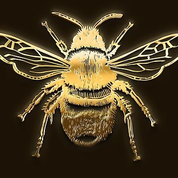 "golden Bee 3d | bees" Canvas Print for Sale by KARTICK DUTTA | Redbubble