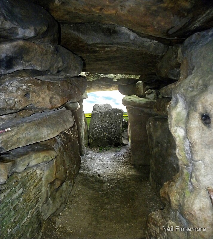 "WEST KENNET LONG BARROW, Marlborough, Wiltshire, England, Interior" by ...