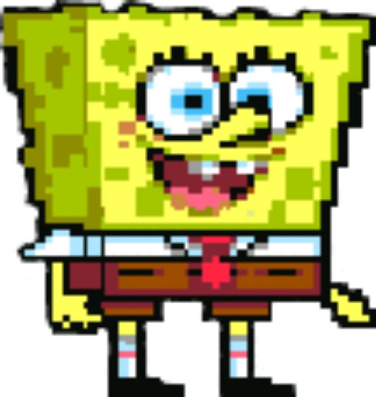 "SpongeBob SquarePants: SuperSponge - SpongeBob Sprite" by ...