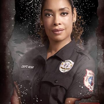 "9-1-1: Lone Star - Captain Tommy Vega - Burned" Sticker for Sale by ...