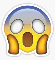 Scream Emoji: Sticker | Redbubble