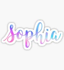 Sophia Name Stickers | Redbubble